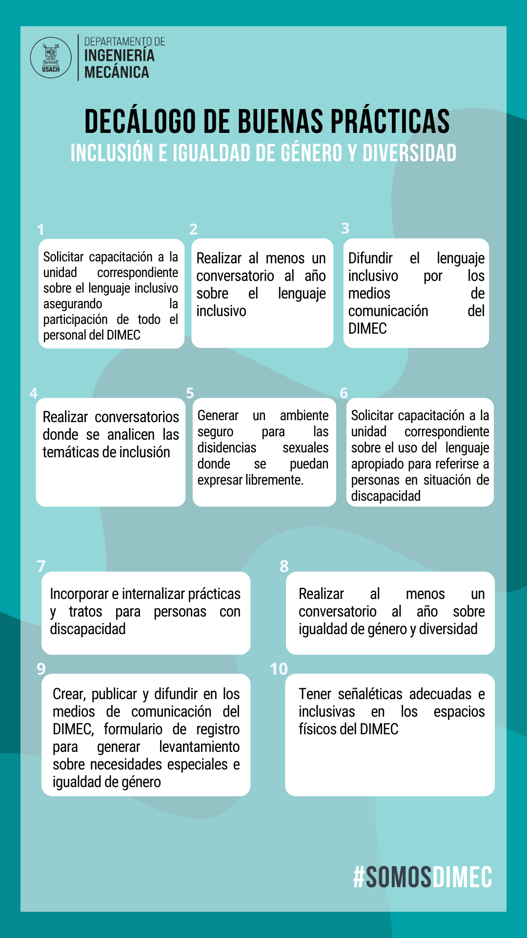 Decálogo de buenas prácticas - Inclusión e igualdad de género y ...