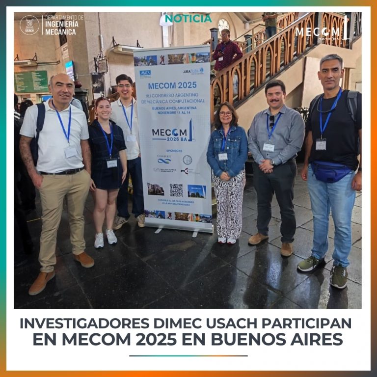 Investigadores DIMEC USACH participan en MECOM 2025 en Buenos Aires ...